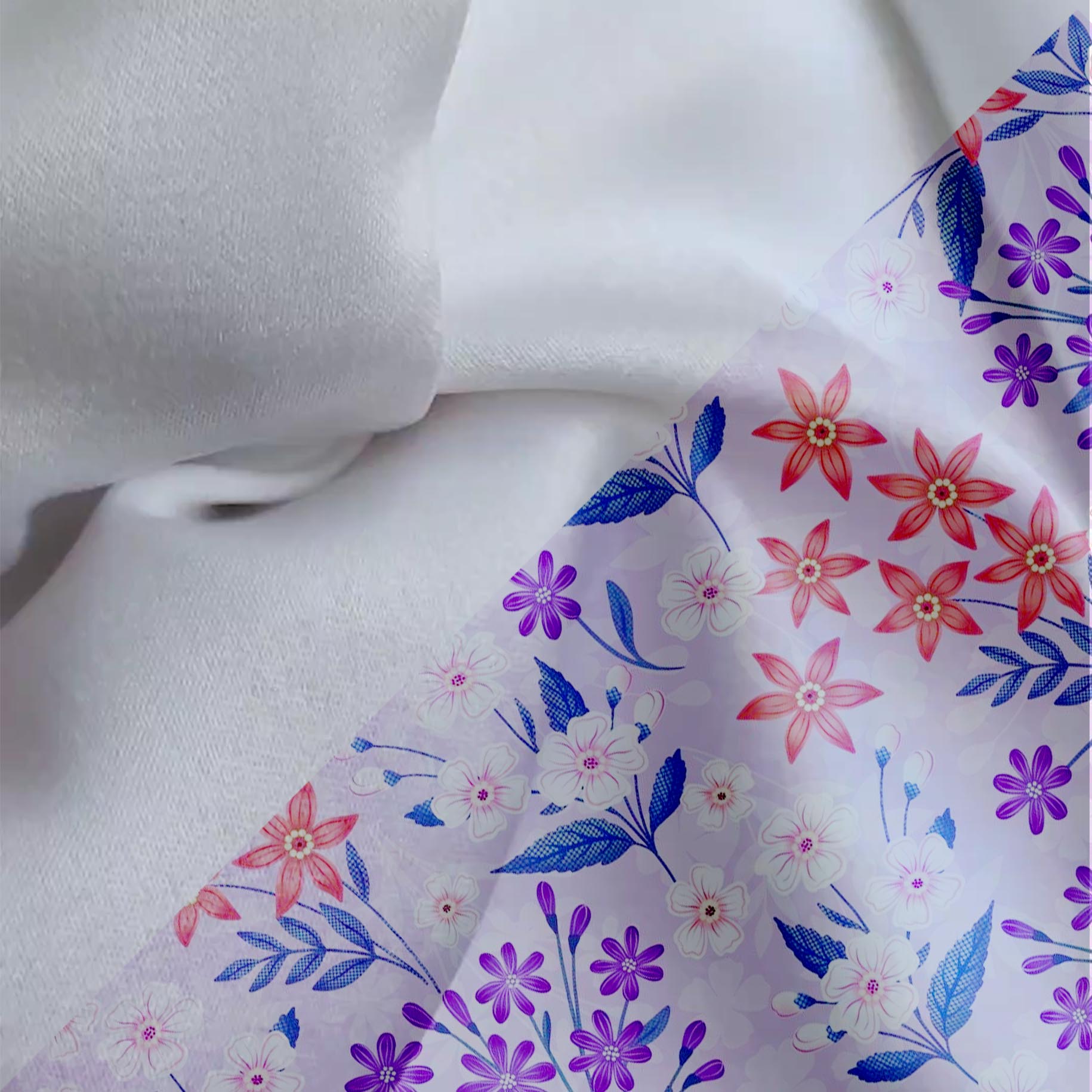 Printed Modal Satin Fabric Wholesale Online India – Printsbank